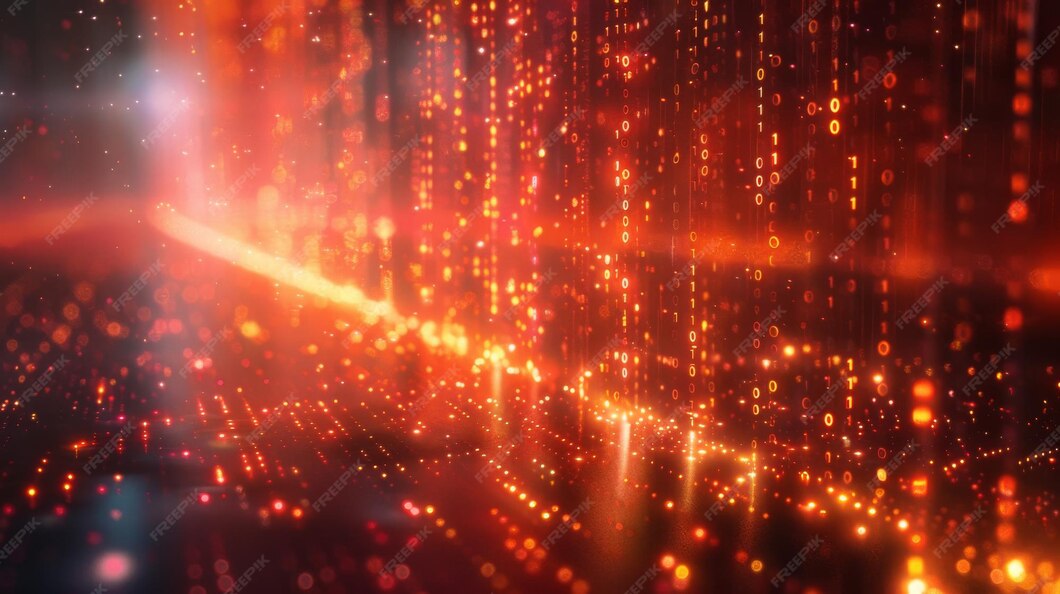 Premium Photo | Matrix of digital binary codes 3D rendering of ...