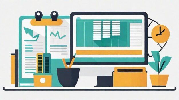 Premium Photo | Maximizing Productivity in the Workplace Premium Photo | Maximizing Productivity in the Workplace