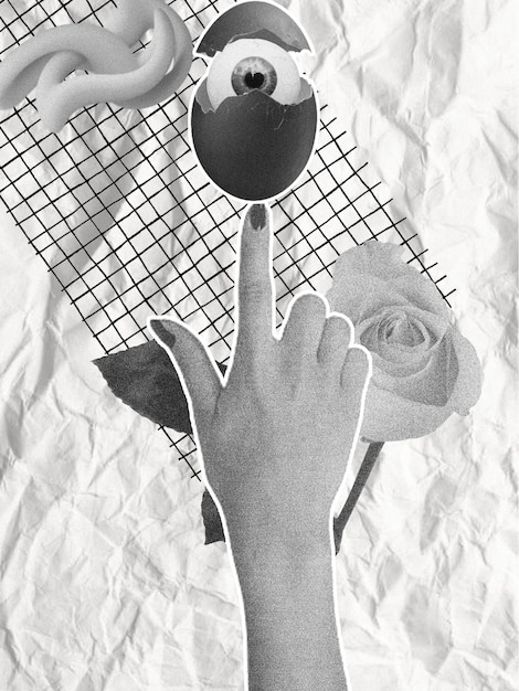 Premium Photo | Meaningful Retro Collage Art Background Premium Photo | Meaningful Retro Collage Art Background