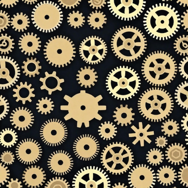 Premium Photo | Mechanical Harmony Gears in Synchrony Premium Photo | Mechanical Harmony Gears in Synchrony