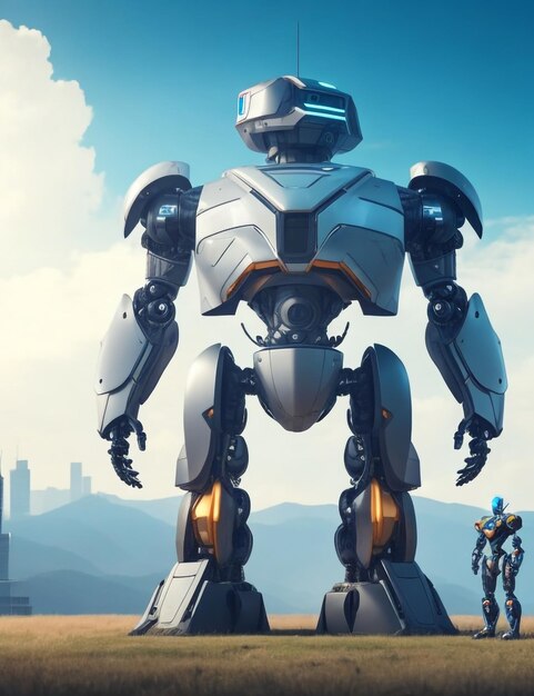 Premium AI Image | Mega robot generative ai Premium AI Image | Mega robot generative ai