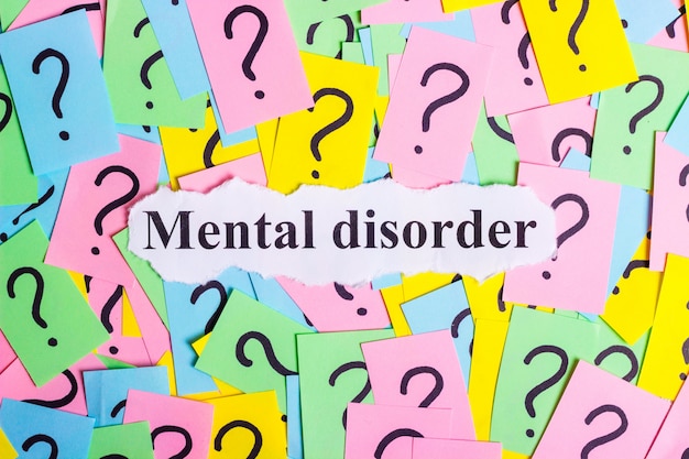 Premium Photo | Mental disorder syndrome text on colorful sticky notes Premium Photo | Mental disorder syndrome text on colorful sticky notes