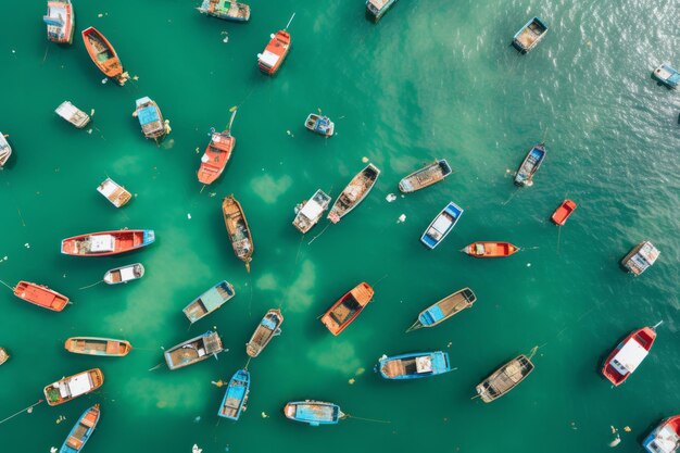 Premium Photo | Mesmerizing Aerial Perspective Captivating Boats on the ... Premium Photo | Mesmerizing Aerial Perspective Captivating Boats on the ...