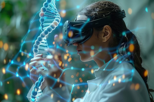 Premium Photo | A mesmerizing blend of technology and science as the ... Premium Photo | A mesmerizing blend of technology and science as the ...
