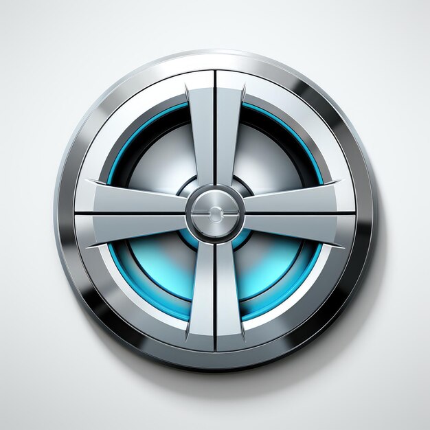Premium AI Image | Metal power button Generative AI Premium AI Image | Metal power button Generative AI