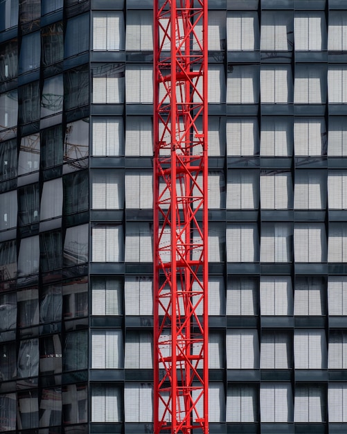 Premium Photo | Metallic structure against building Premium Photo | Metallic structure against building