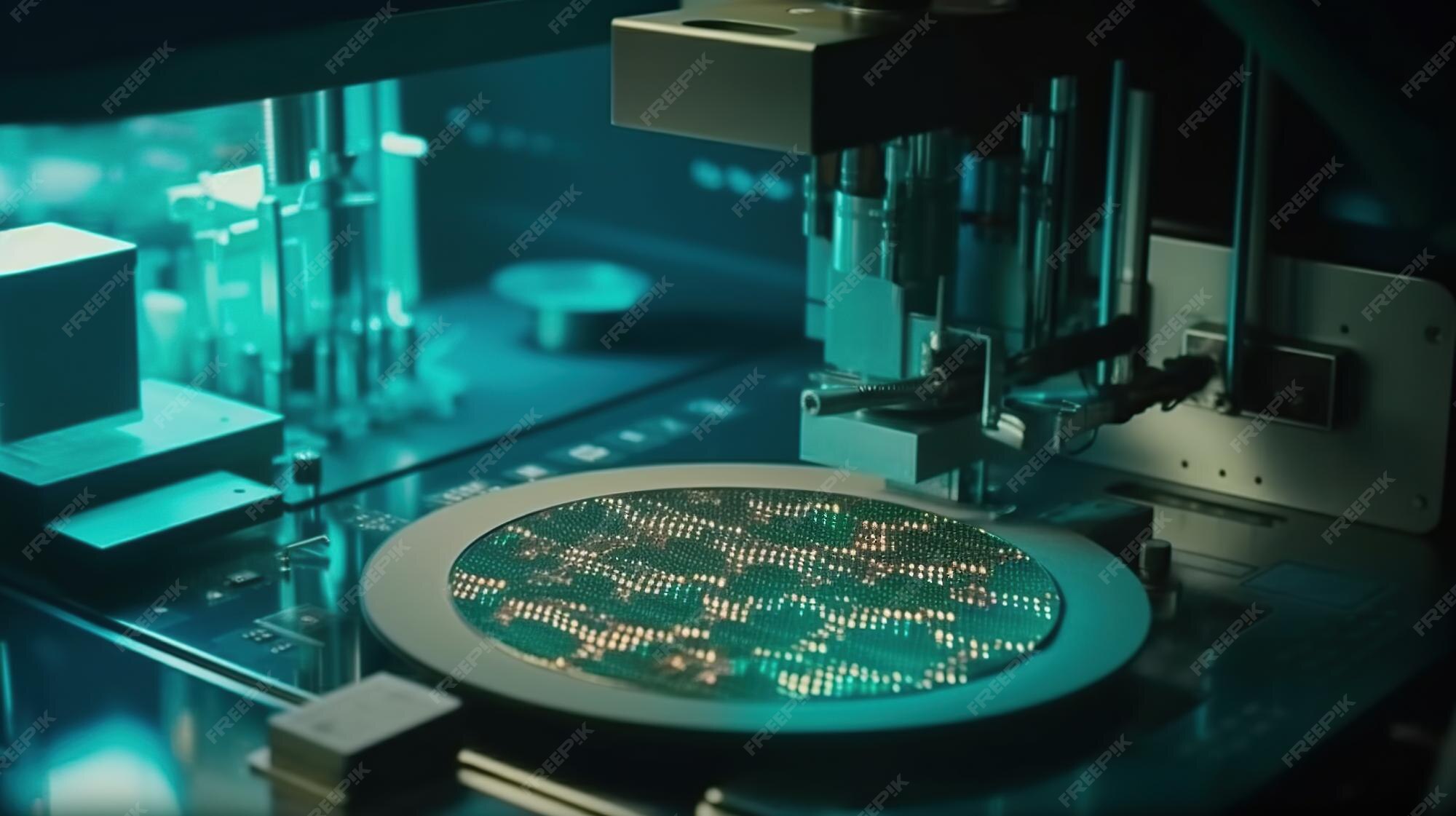 Premium Photo Microcircuits With Automation System Control Application On Automate Robot Ai