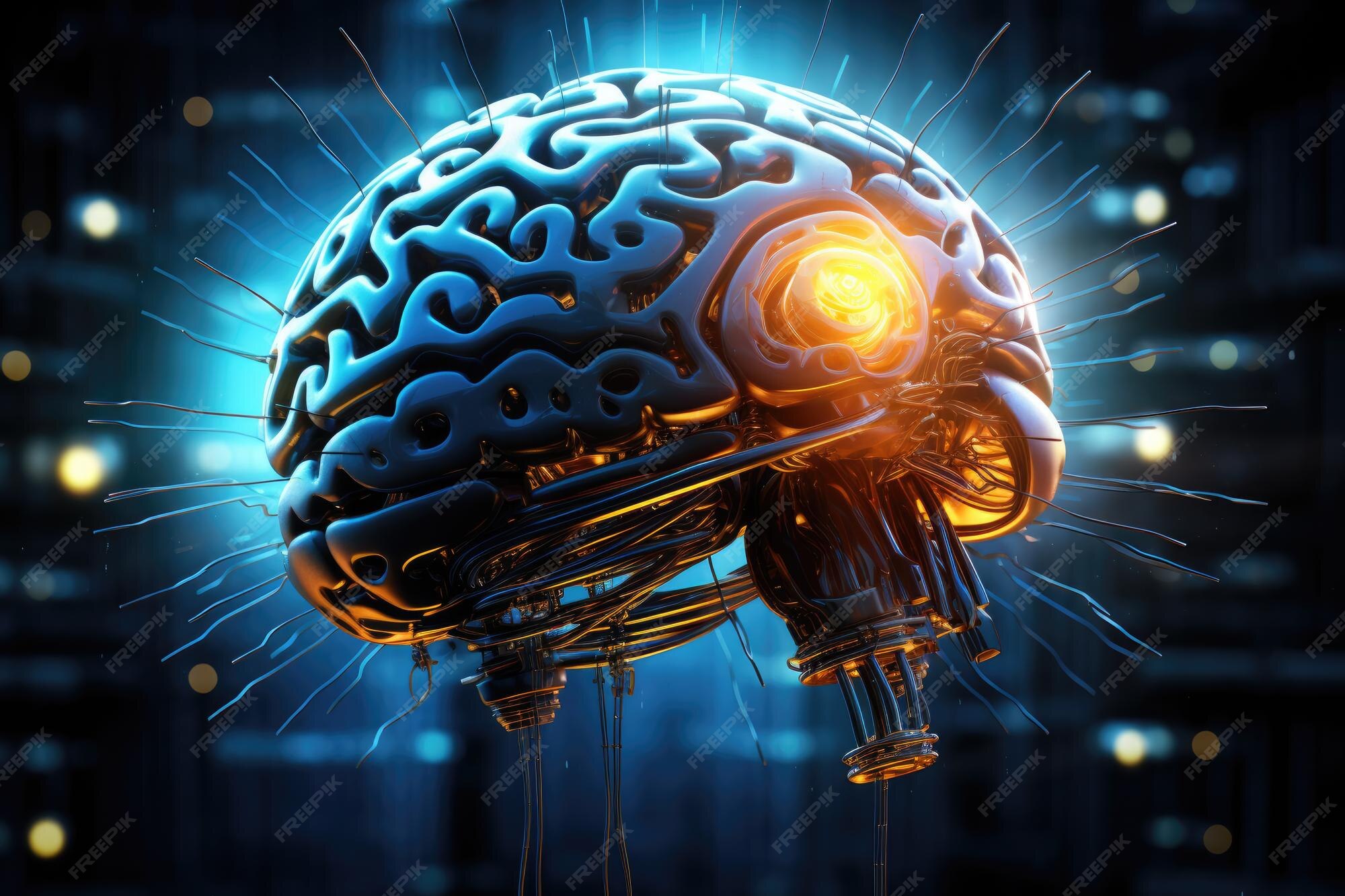 Premium AI Image | Microprocessor super computer artificial ...