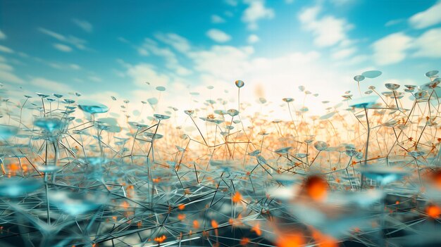 Premium AI Image | Microscopic view of beneficial microbes enhanced by ... Premium AI Image | Microscopic view of beneficial microbes enhanced by ...