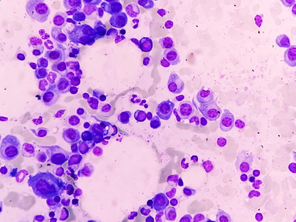 Premium Photo | Microscopic view of bone marrow slide showing Multiple ... Premium Photo | Microscopic view of bone marrow slide showing Multiple ...