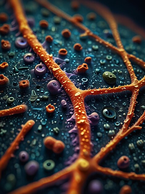 Premium Photo | A Microscopic View of a Human Cell Premium Photo | A Microscopic View of a Human Cell