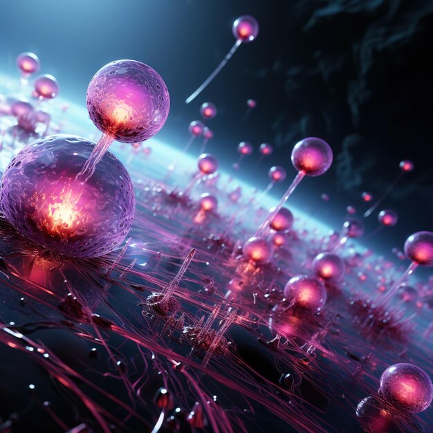 Premium Photo | A Microscopic View of a Human Cell Premium Photo | A Microscopic View of a Human Cell