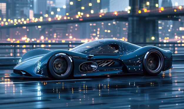 Midnight Blue Sports Car Revving Up | Premium AI-generated image Midnight Blue Sports Car Revving Up | Premium AI-generated image