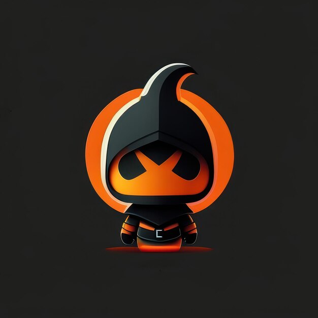 Premium AI Image | Minimalist halloween character Generative AI Premium AI Image | Minimalist halloween character Generative AI