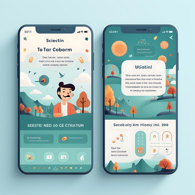 Premium AI Image | Mobile App Design of Health Medication Reminder App ... Premium AI Image | Mobile App Design of Health Medication Reminder App ...