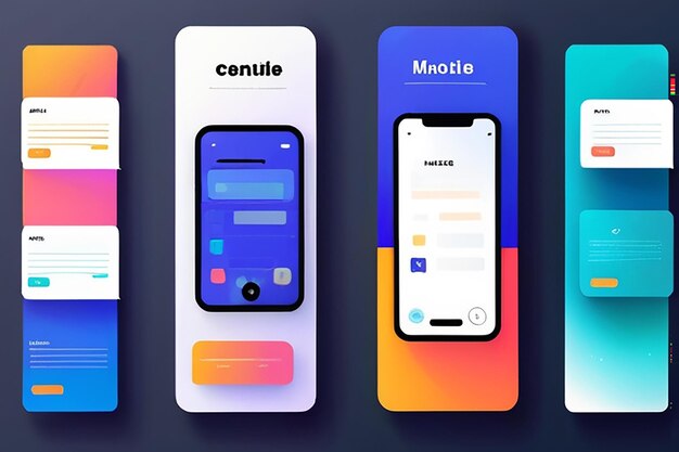 Premium Photo | Mobile banking app smartphone interface vector ... Premium Photo | Mobile banking app smartphone interface vector ...