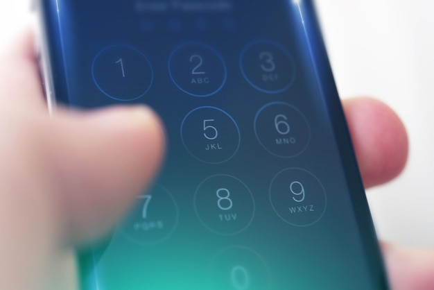 Premium Photo | Mobile passcode security Premium Photo | Mobile passcode security