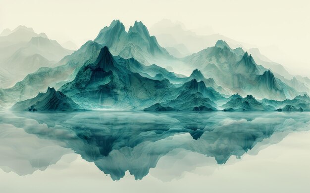 Modern abstract watercolor landscape painting wallpaper artistic ... Modern abstract watercolor landscape painting wallpaper artistic ...