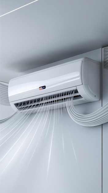 Modern air conditioning | Premium AI-generated image Modern air conditioning | Premium AI-generated image