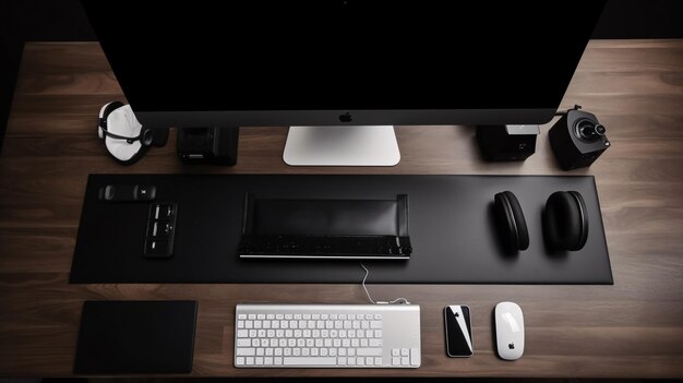 Premium Photo | Modern computer monitor display generative ai Premium Photo | Modern computer monitor display generative ai