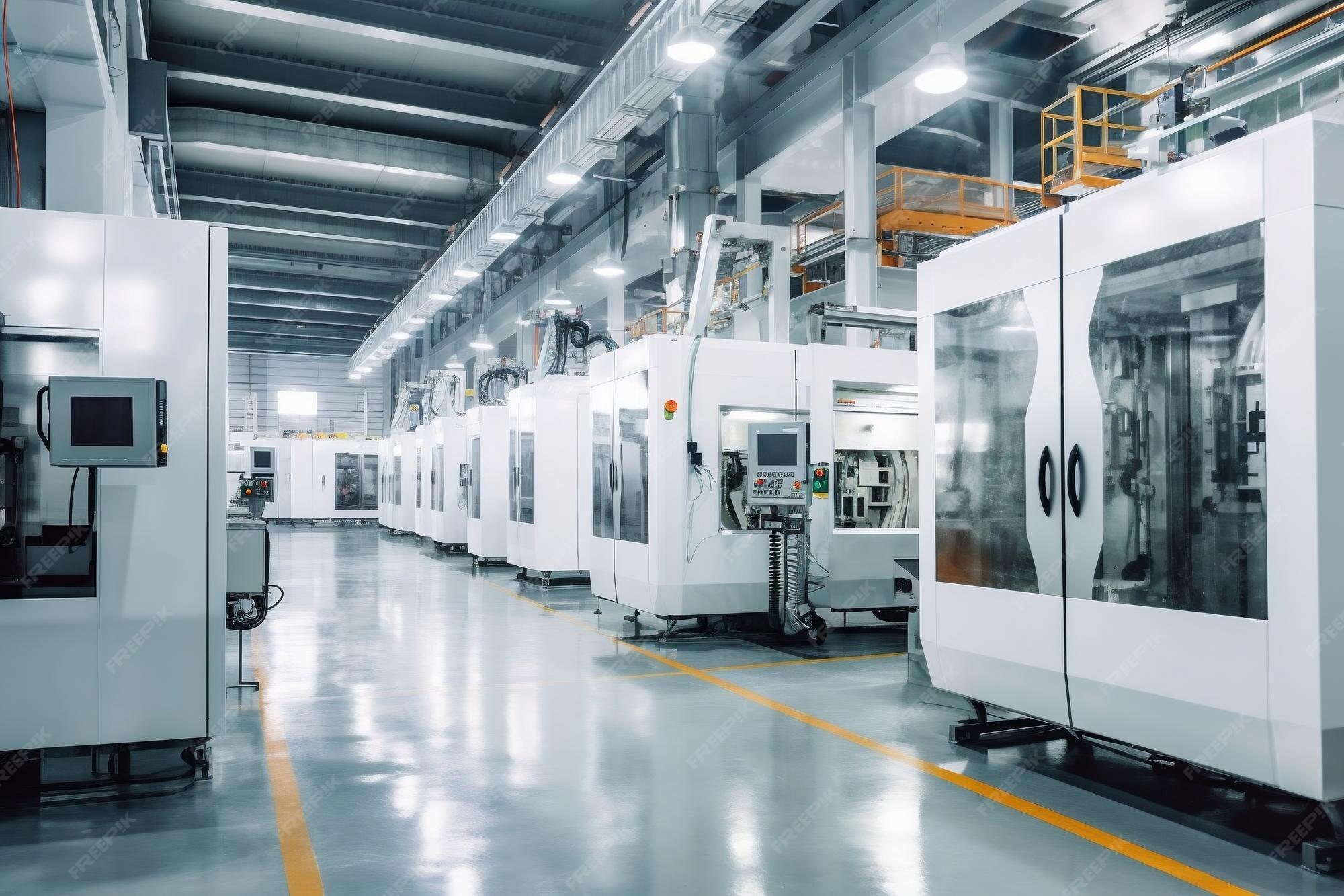 Premium Photo | Modern Factory LargeScale CNC Generative AI Premium Photo | Modern Factory LargeScale CNC Generative AI