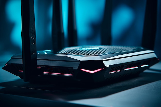 Premium AI Image | Modern highspeed desktop WiFi router for secure home ... Premium AI Image | Modern highspeed desktop WiFi router for secure home ...