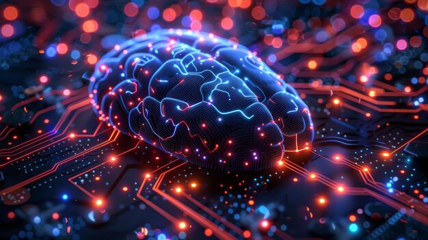 Premium Photo A Modern Illustration Of An Artificial Intelligence