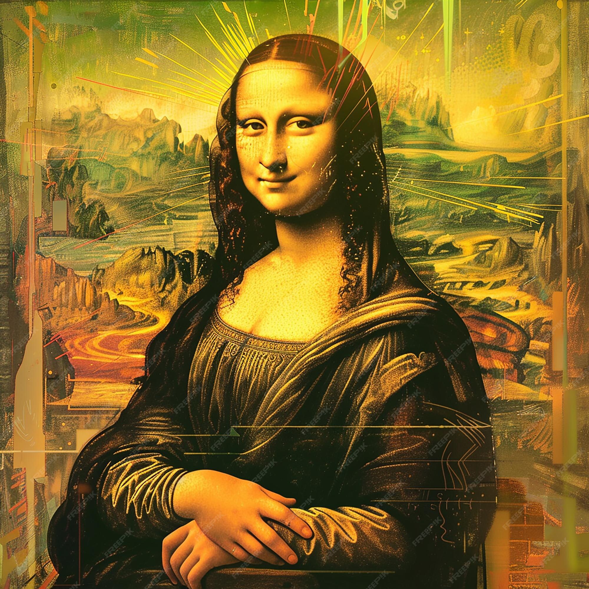 Premium Photo Modern Mona Lisa Contemporary Reimagining
