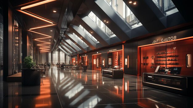 Premium AI Image | Modern storage center with advanced security Premium AI Image | Modern storage center with advanced security