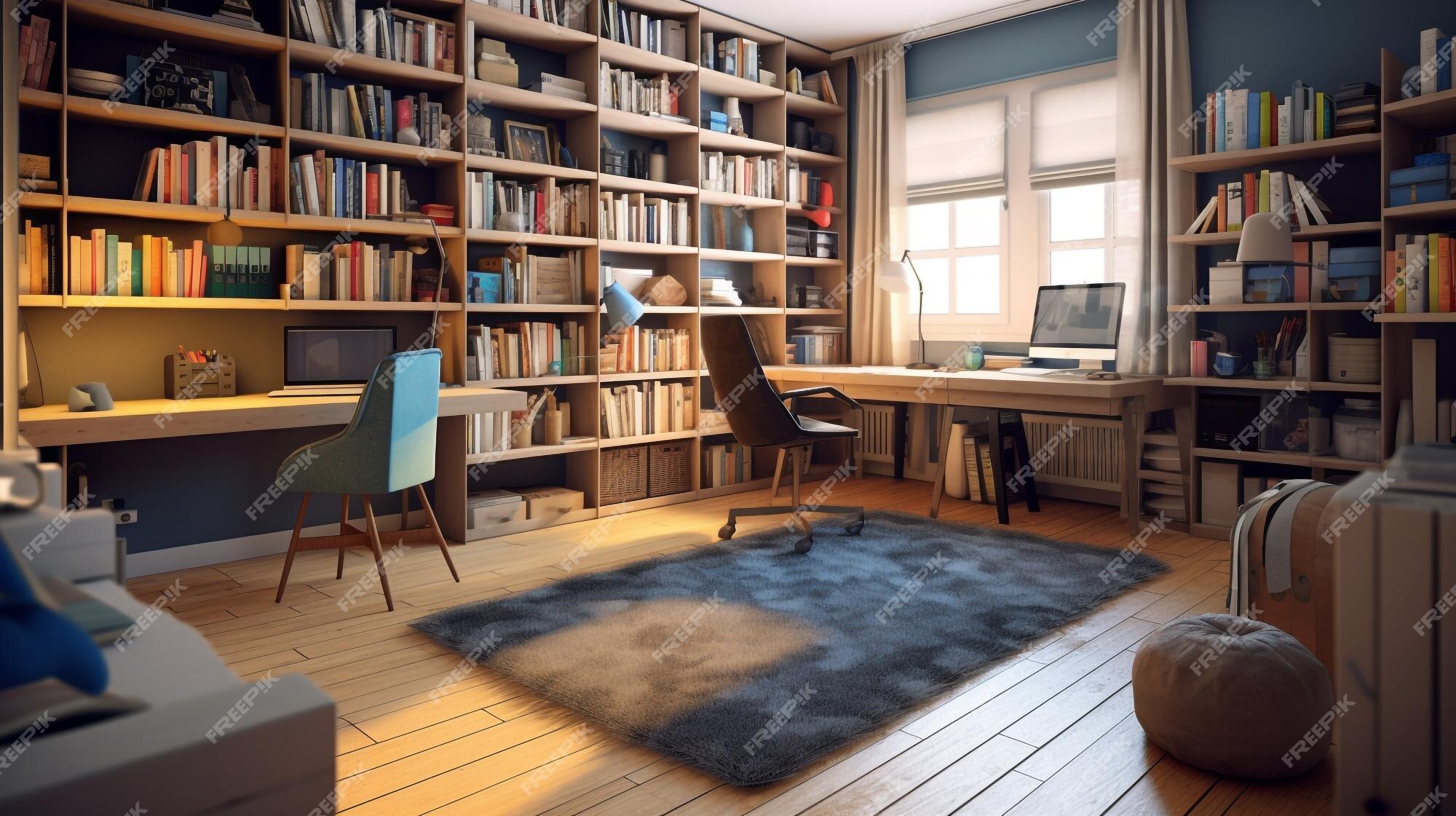 The Modern Study Room A Space for You to Shine generative ai | Premium ... The Modern Study Room A Space for You to Shine generative ai | Premium ...