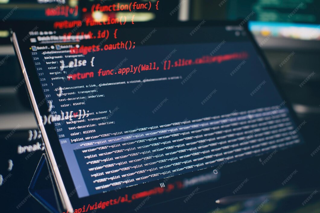 Premium Photo | Modern tech PHP syntax highlighted Writing programming ...