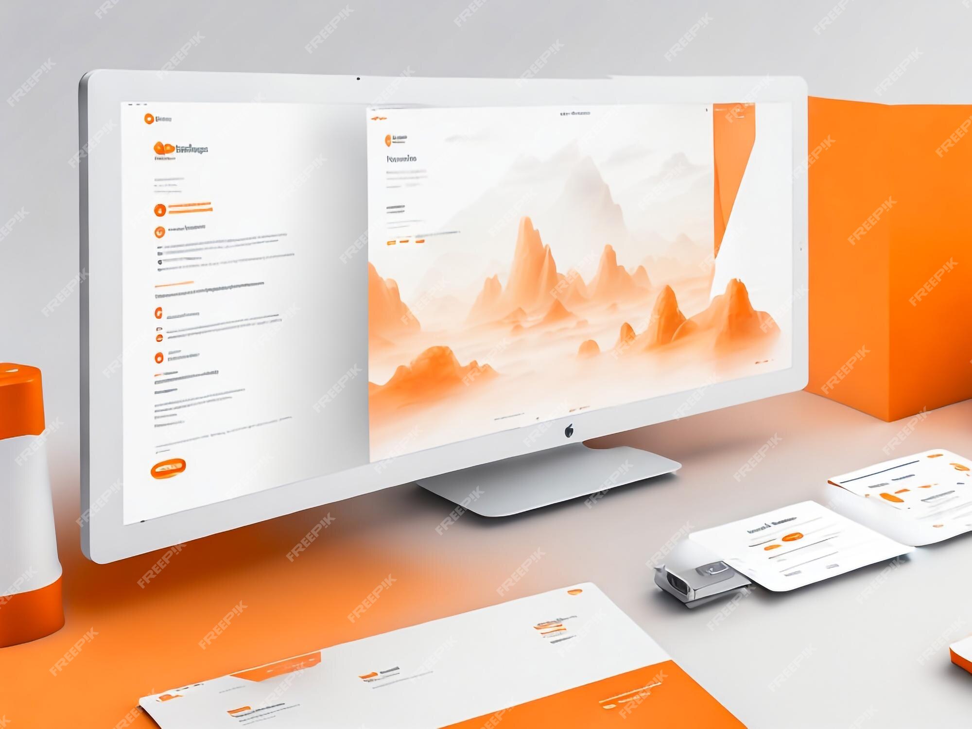 Premium Ai Image Modern User Interface Design Template Mockups Ui Ux Design Website Design Mockups