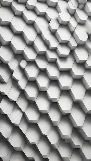 Premium Photo | Modern white hexagonal in cube shape pattern wall ... Premium Photo | Modern white hexagonal in cube shape pattern wall ...
