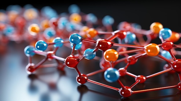 Molecular structure analysis | Premium AI-generated image Molecular structure analysis | Premium AI-generated image