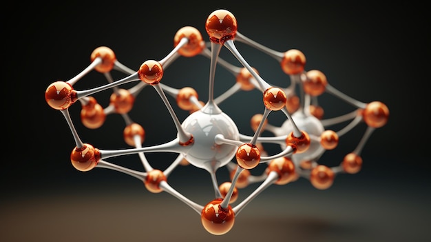Molecular structure | Premium AI-generated image Molecular structure | Premium AI-generated image