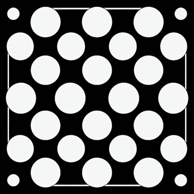 Premium Photo | Monochrome Polka Dot Pattern Square Lp Premium Photo | Monochrome Polka Dot Pattern Square Lp
