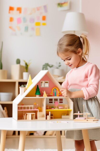 Premium Photo | Montessori Activity Nurturing Learning Through Play Premium Photo | Montessori Activity Nurturing Learning Through Play