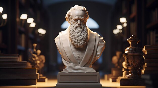 Premium Photo | Monument to Charles Darwin Generative AI Premium Photo | Monument to Charles Darwin Generative AI