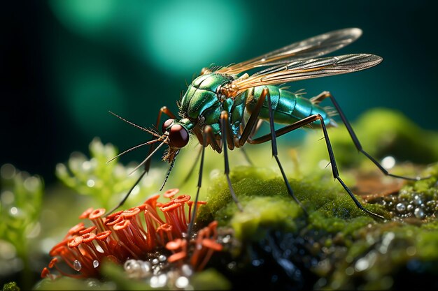Premium Photo | Mosquito Microscopic Insight into Behavior A Close ... Premium Photo | Mosquito Microscopic Insight into Behavior A Close ...