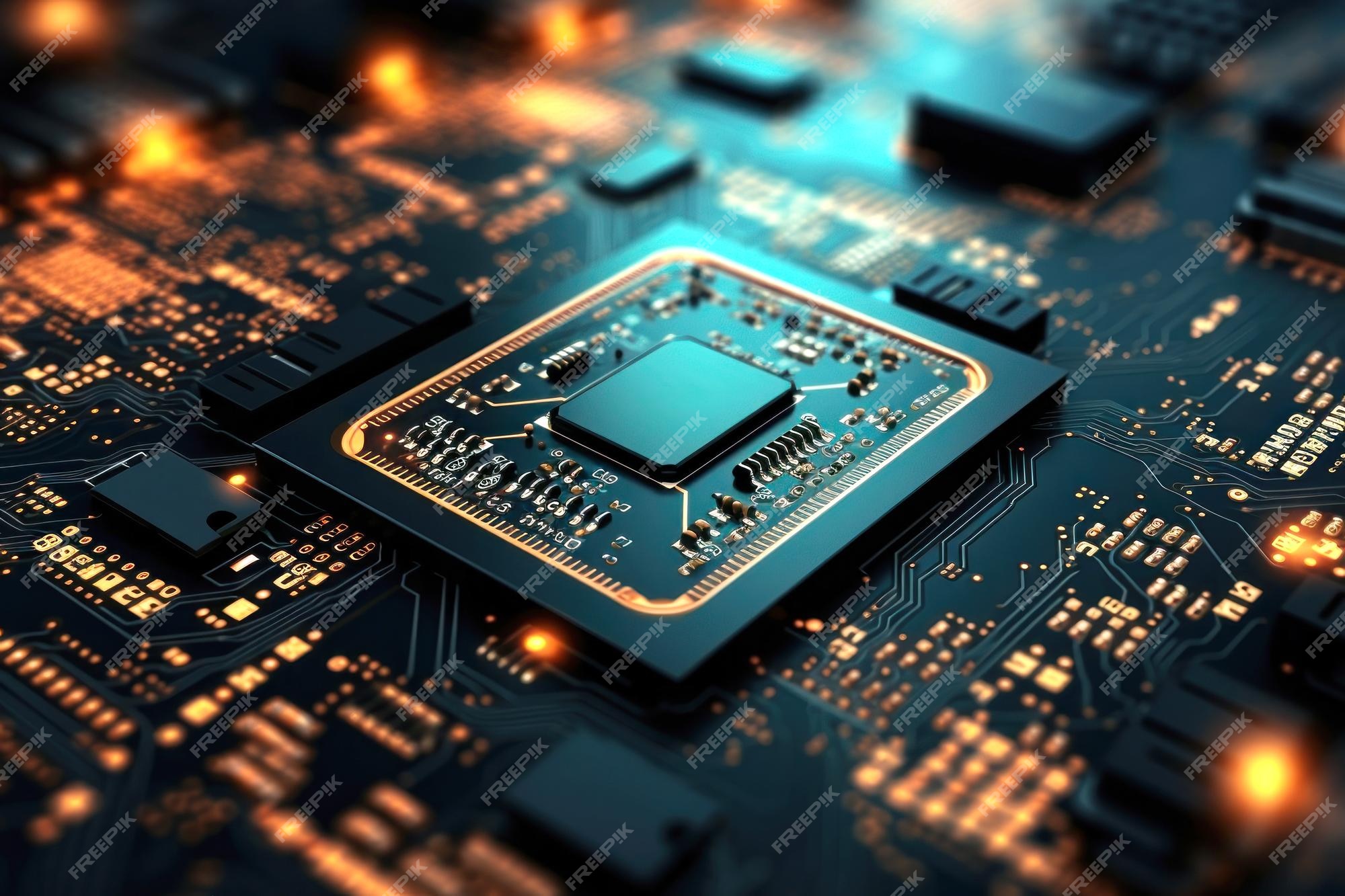 Premium AI Image | Motherboard of a computer or other electronic ... Premium AI Image | Motherboard of a computer or other electronic ...