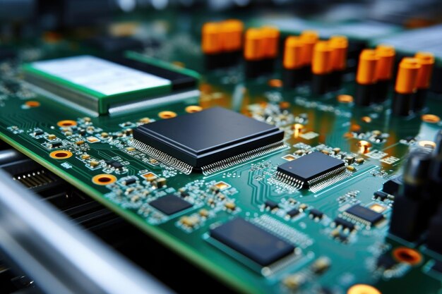 Premium AI Image | Motherboard of a computer or other electronic ... Premium AI Image | Motherboard of a computer or other electronic ...