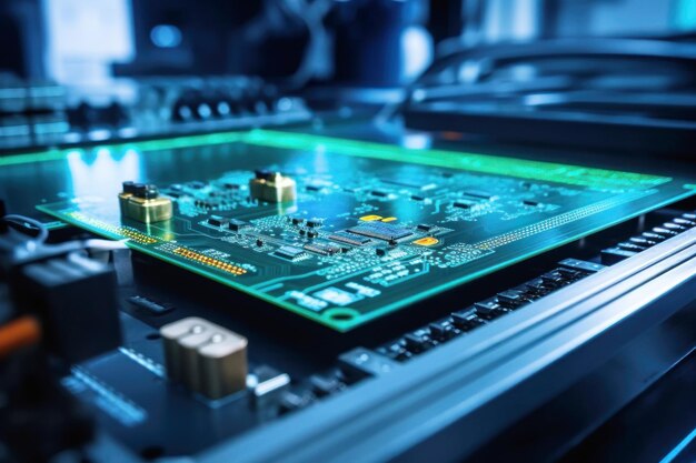 Premium AI Image | Motherboard of a computer or other electronic ... Premium AI Image | Motherboard of a computer or other electronic ...