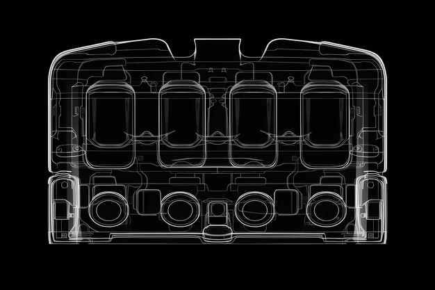Premium AI Image | Motor visualization digital Neural network AI generated Premium AI Image | Motor visualization digital Neural network AI generated