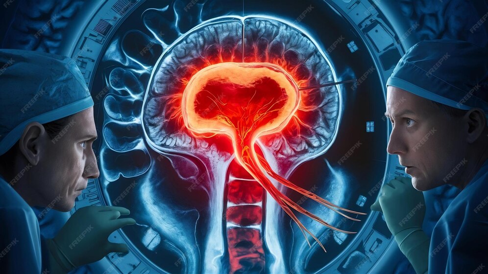 Premium Photo Mri Magnetic Resonance Image Scan Of A Patient With A Tumor In The Brain Stem