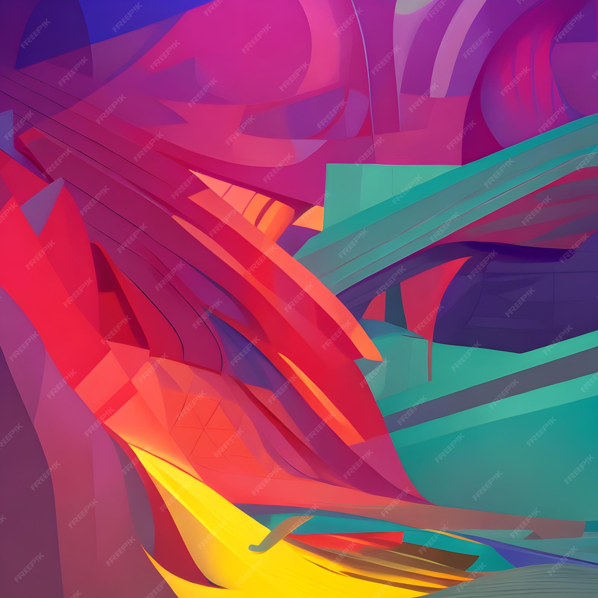 Premium AI Image | Multi Colour Abstract Backgrounds Premium AI Image | Multi Colour Abstract Backgrounds