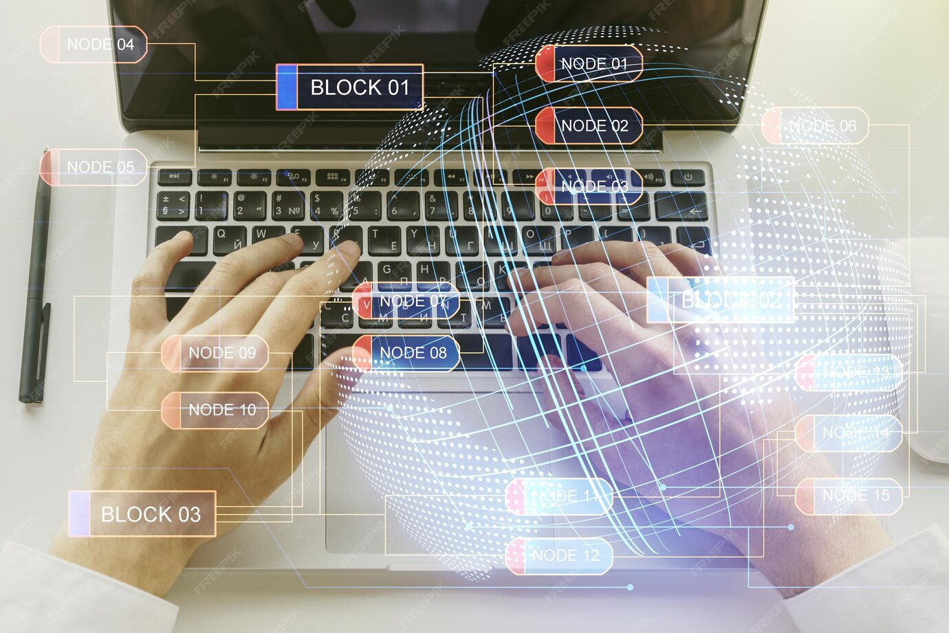 Premium Photo | Multi exposure of abstract programming language hologram with world map and ...