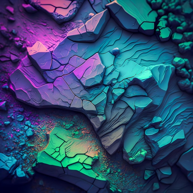 Premium Photo Multicolored Trendy Background Illustration Purple Green Pink And Turquoise Colors