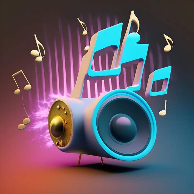 Premium Photo | Music in the air concept cool 3d render radio ... Premium Photo | Music in the air concept cool 3d render radio ...