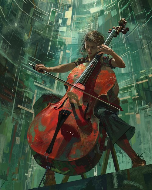 A musician composing a revolutionary symphony embodying creativity ... A musician composing a revolutionary symphony embodying creativity ...
