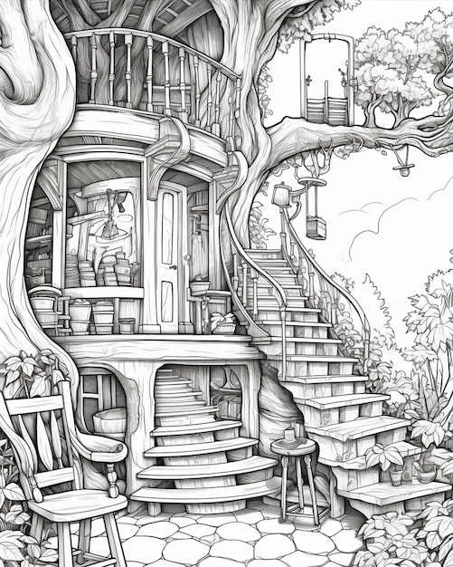 Premium Photo | My Little Corner is an Coloring Book Premium Photo | My Little Corner is an Coloring Book
